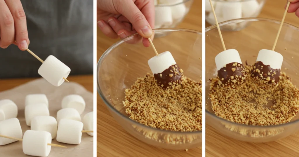How to Make Chocolate Covered Marshmallows at Home
