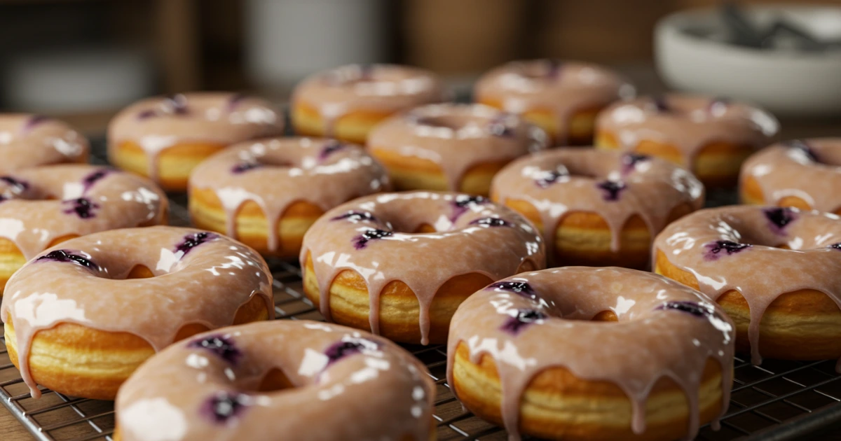 Homemade Dunkin Blueberry Donut – Soft, & Simple Recipe